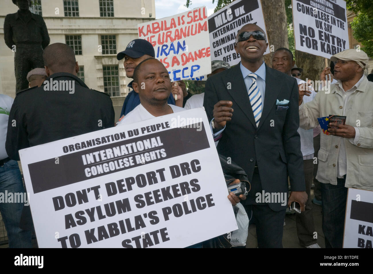 Congolese protest on their independence day against their government ...