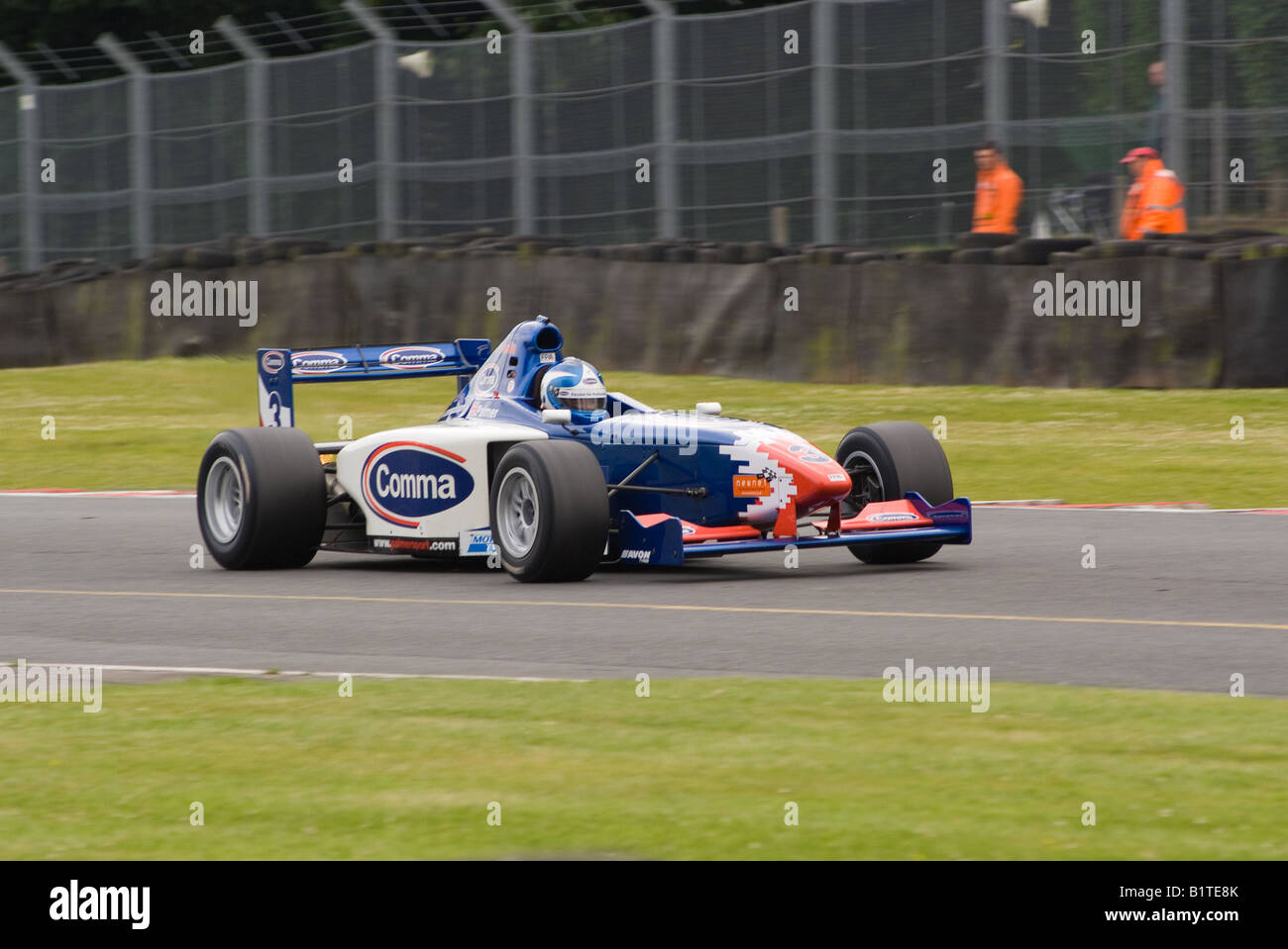 Formula Palmer Audi Racing Car Exiting Old Hall Corner at Oulton Park ...