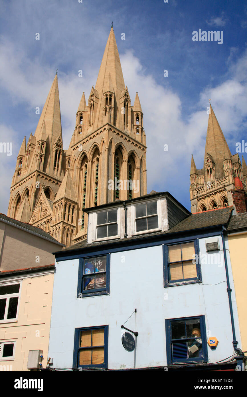 truro cathedral high street town centre shops county town cornwall ...