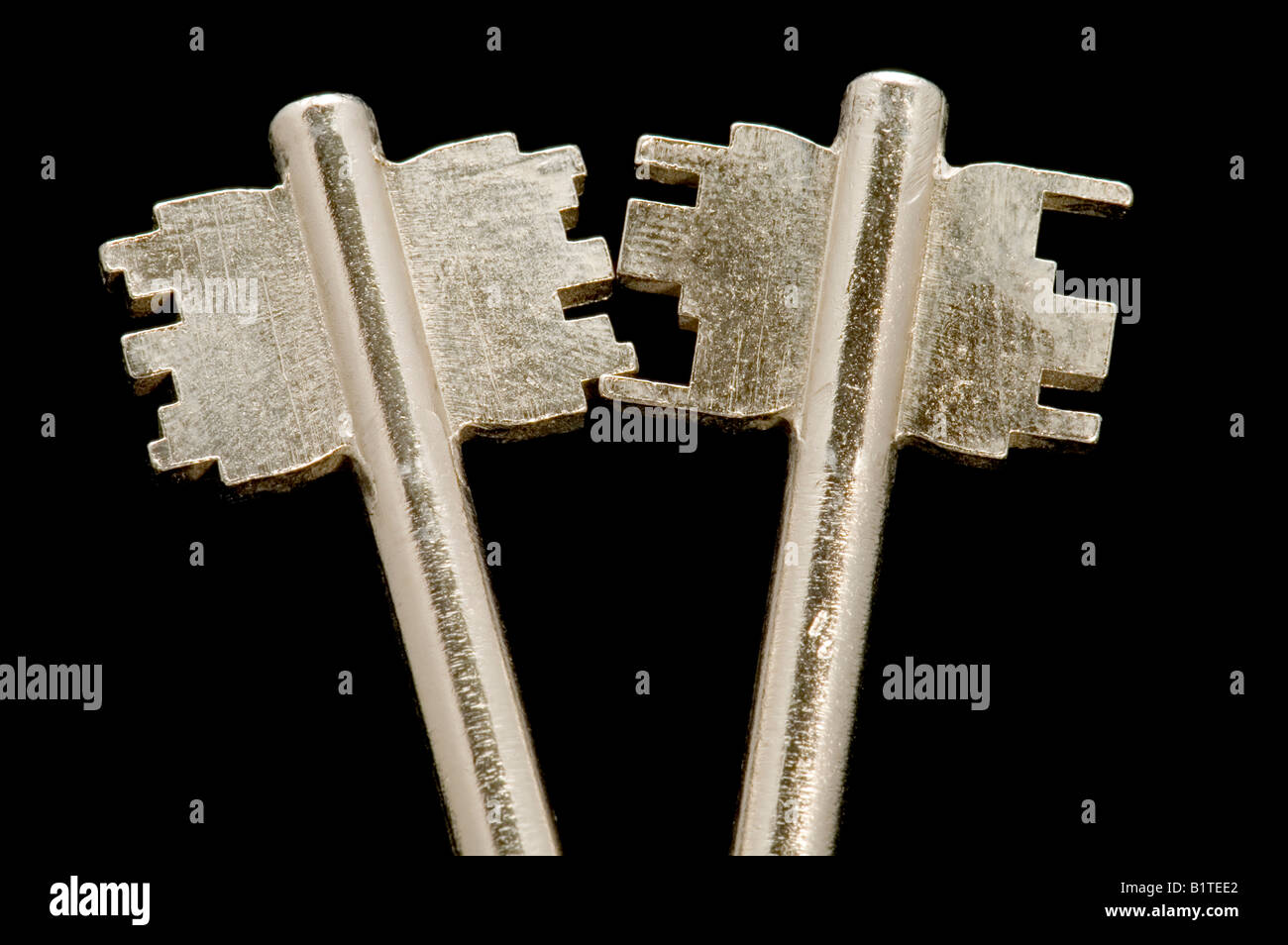 object on black Key close up Stock Photo - Alamy