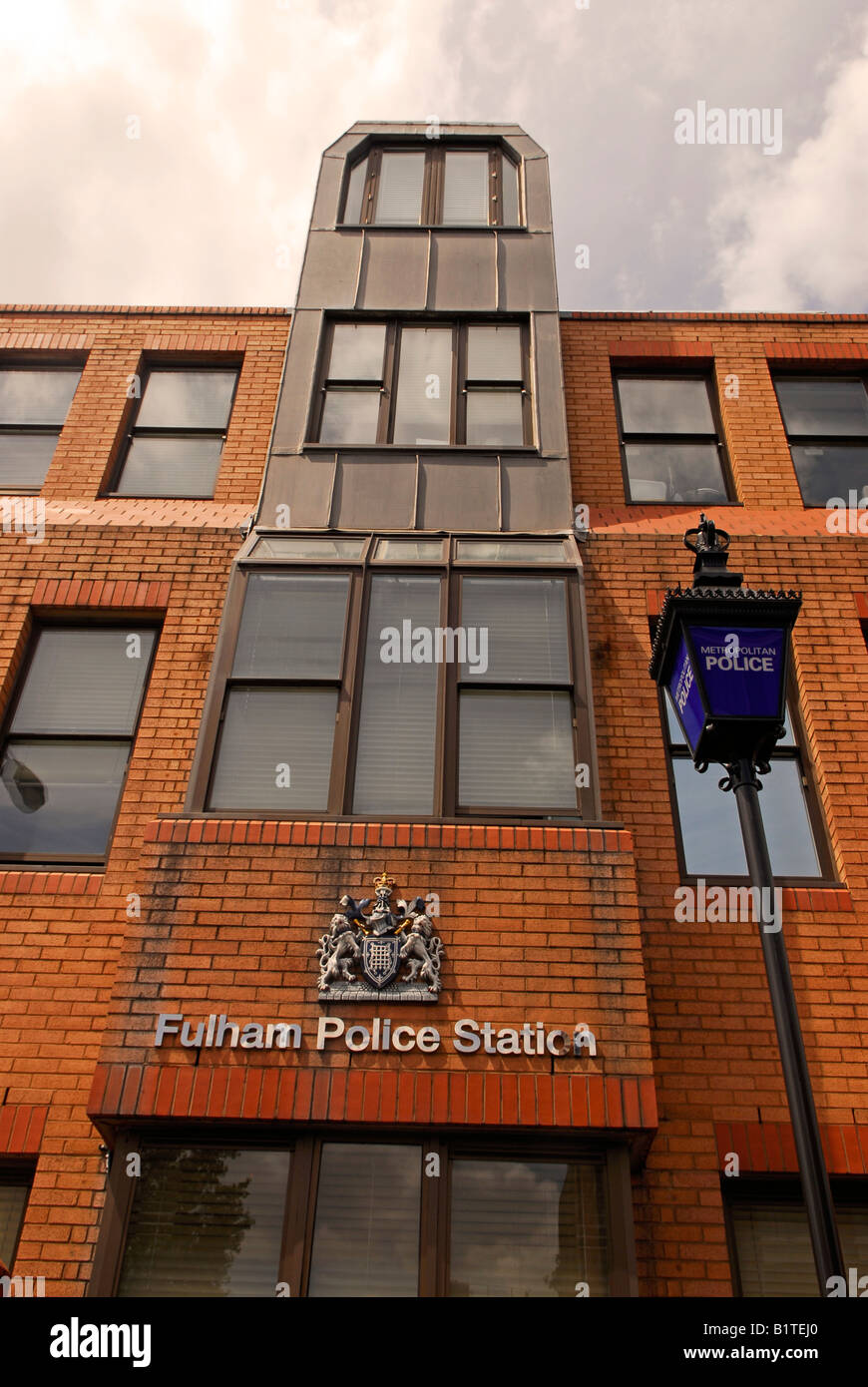 Facade of Fulham Police Station, west London, UK Stock Photo - Alamy