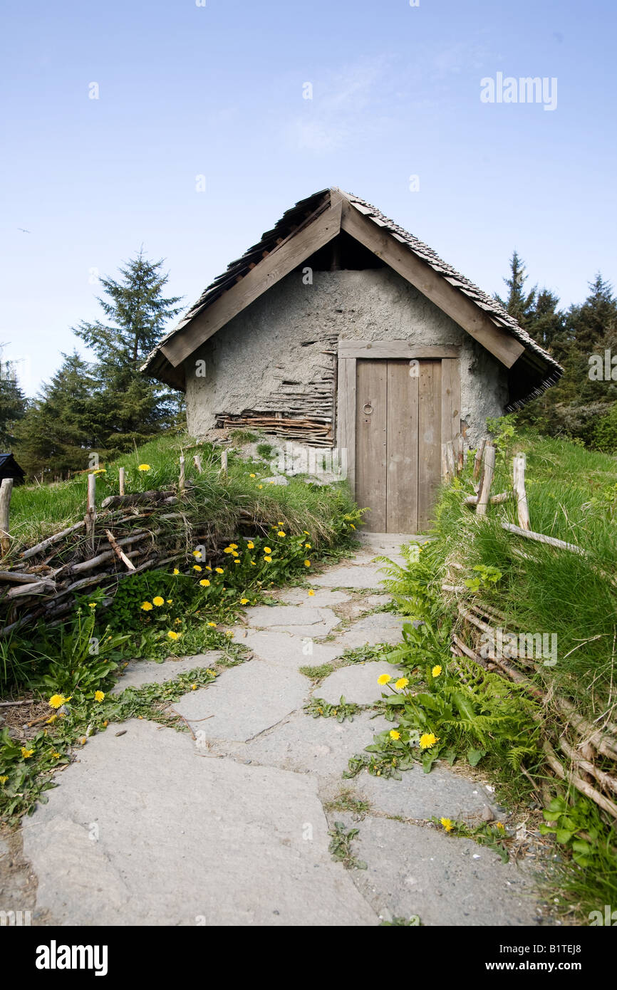 A small hermit cottage like building Stock Photo - Alamy