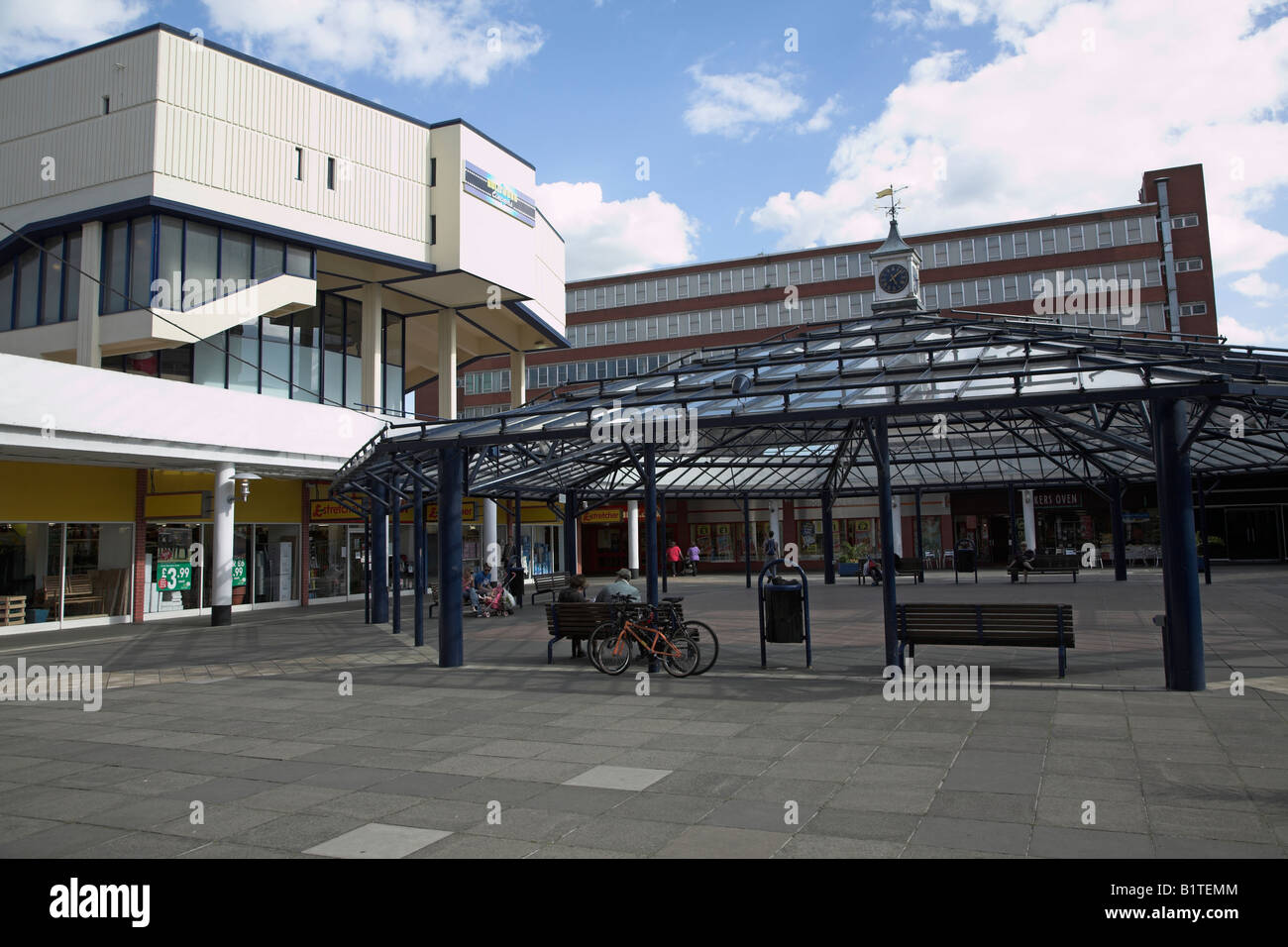 Anglia Square modern shopping development Norwich, Norfolk, England ...
