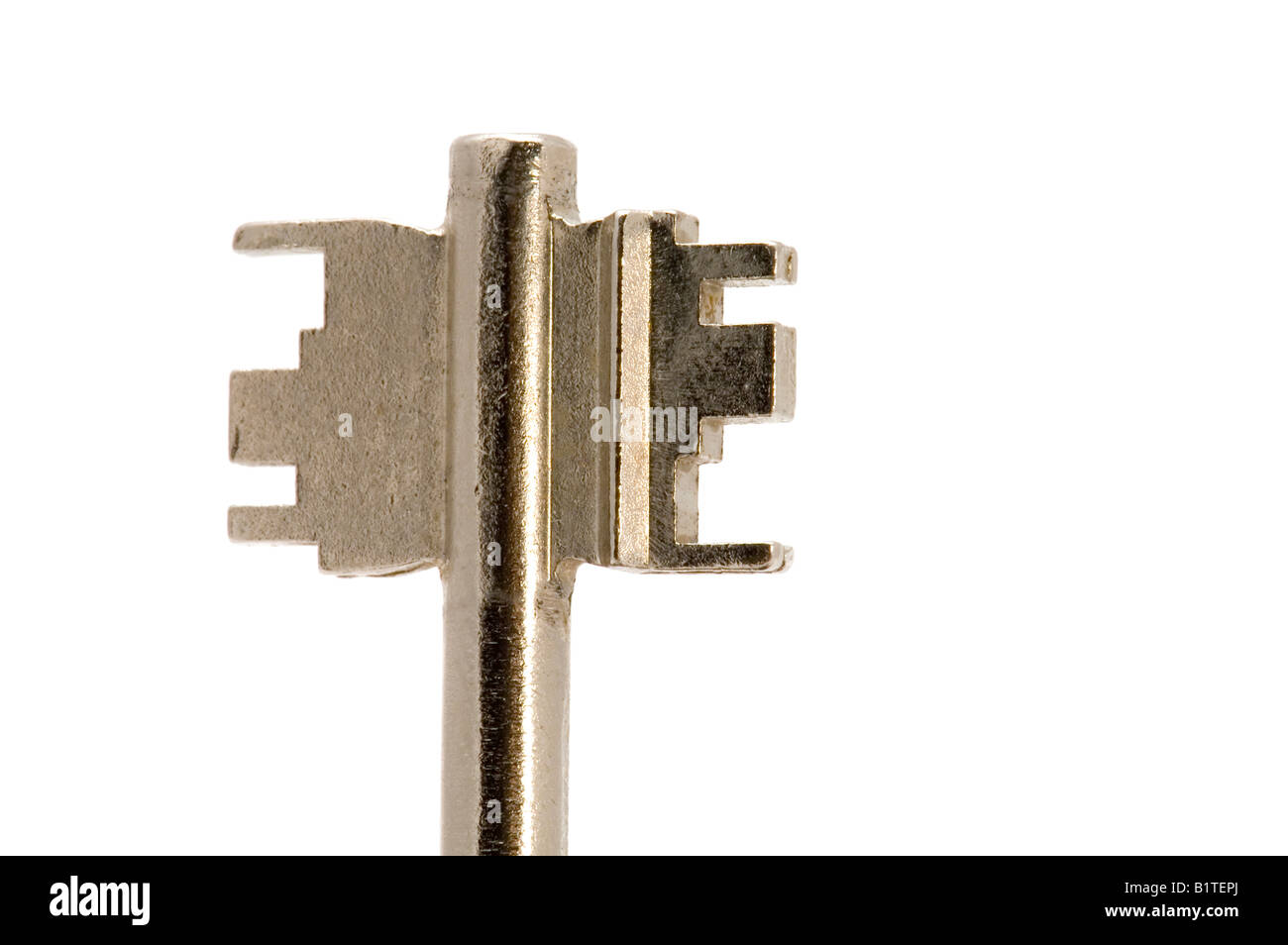 object on white Key close up Stock Photo - Alamy