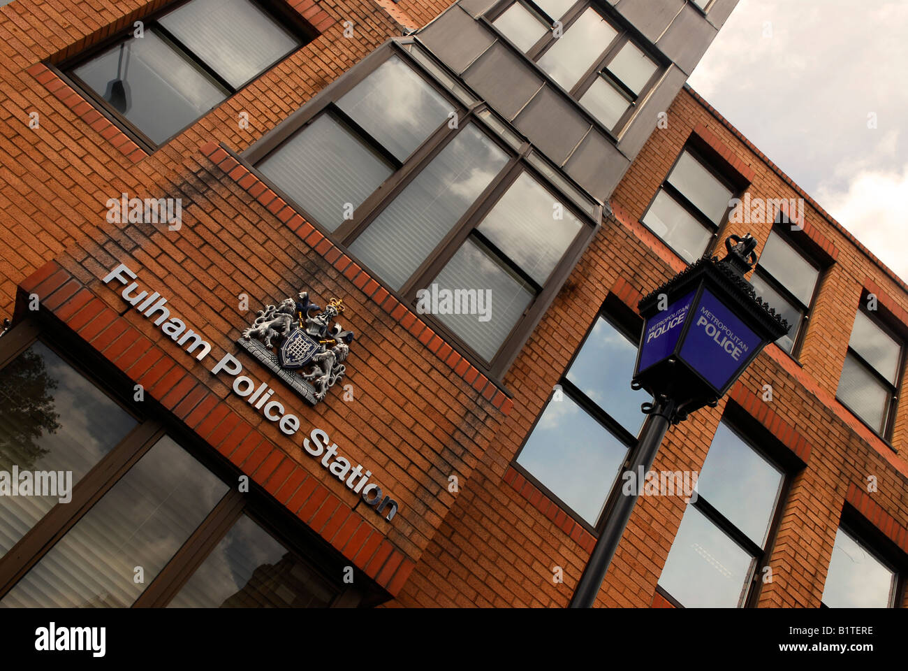 Facade of Fulham Police Station, west, London, UK Stock Photo - Alamy