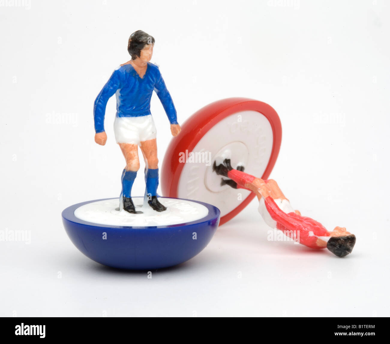 Subbuteo figures players Stock Photo - Alamy