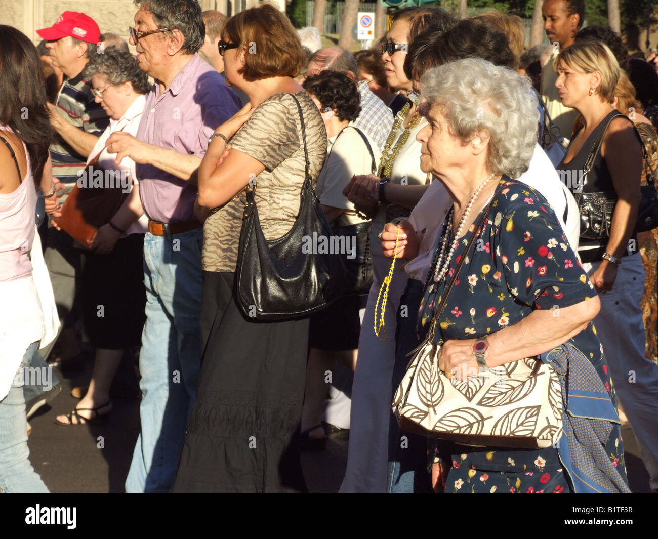 religious ceremony procession in borgo pio district, rome Stock Photo ...