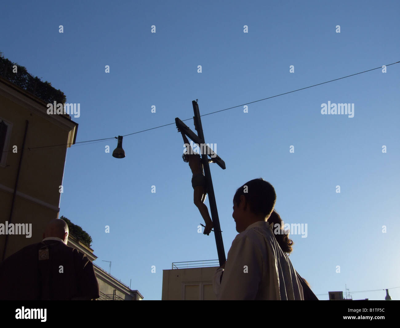 religious procession in rome italy Stock Photo - Alamy