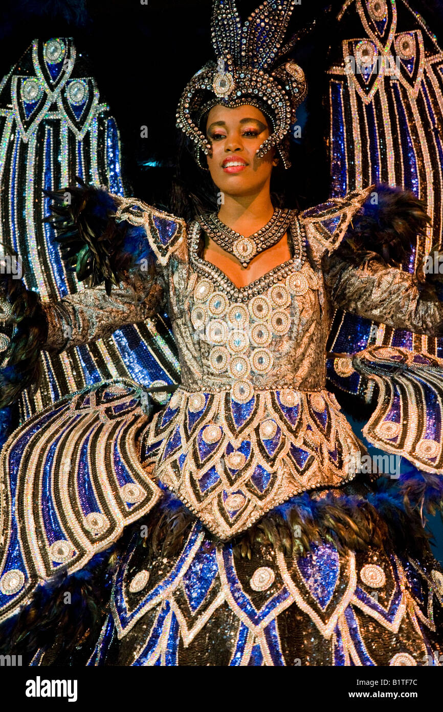 Performers at the Plataforma dinner show in Rio de Janeiro Stock Photo ...