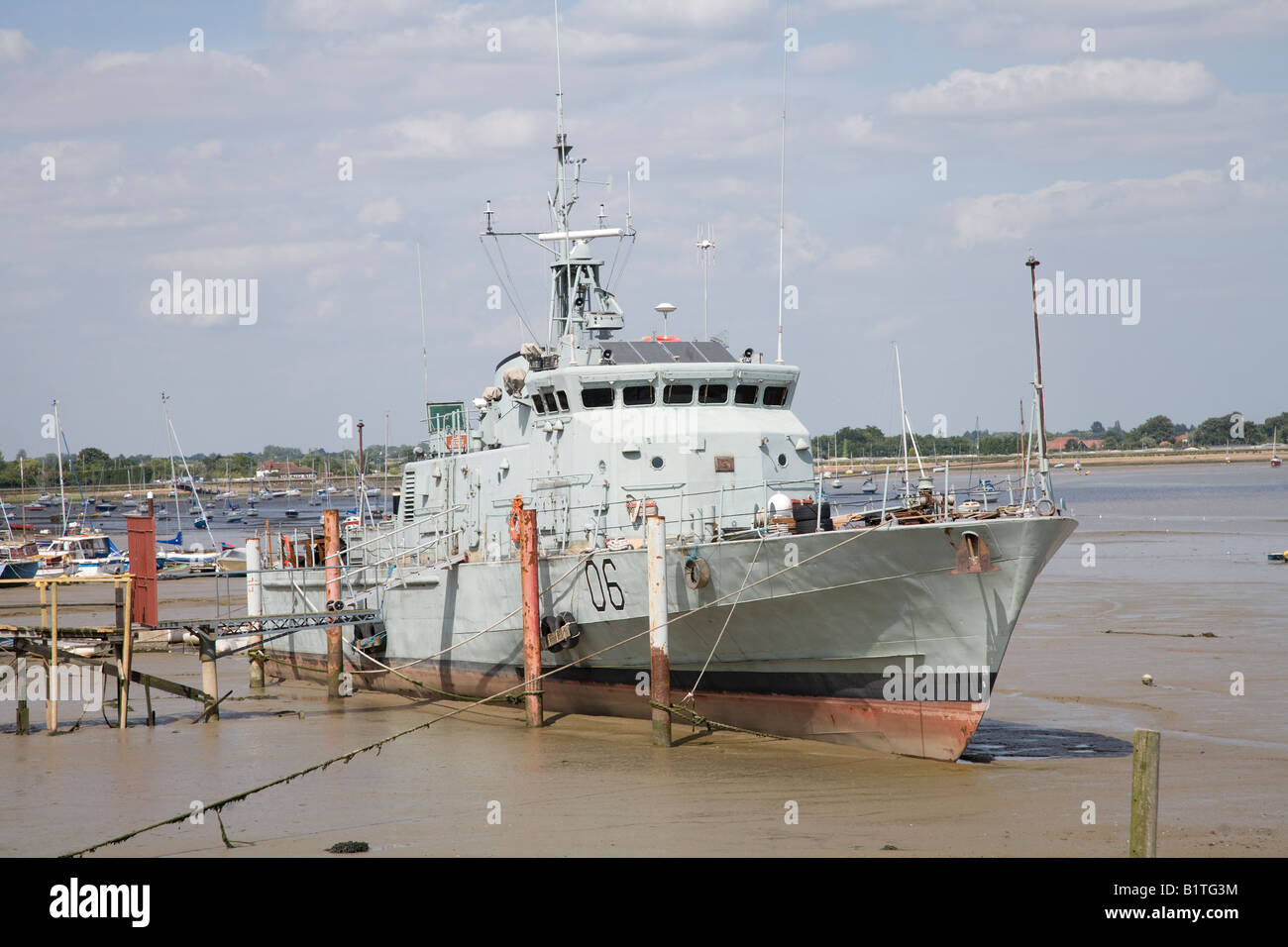 naval ship berthed at Heybridge Stock Photo - Alamy