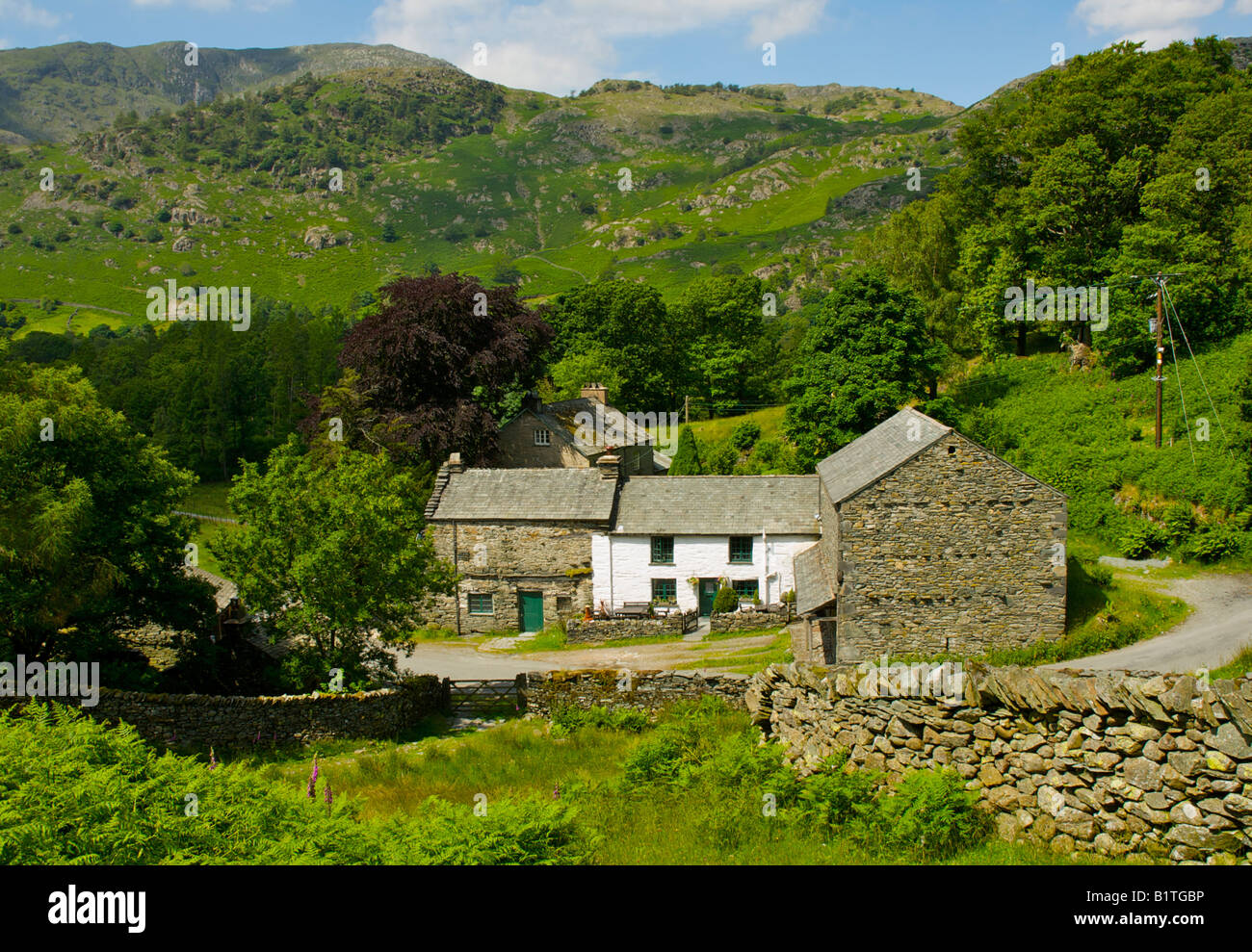 Holme Ground Farm (National Trust), Tilberthwaite, near Coniston, Lake ...