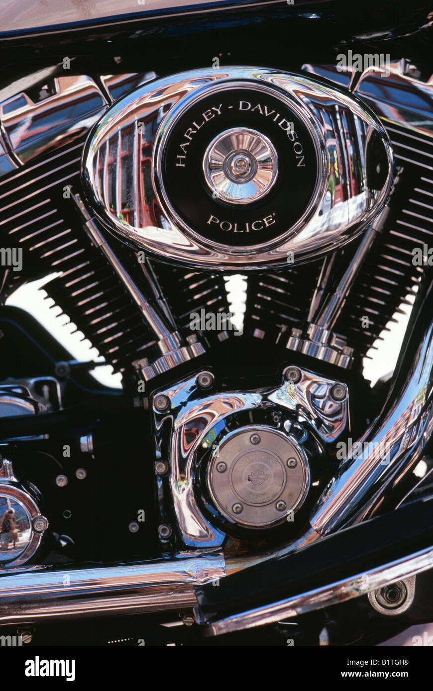 Harley Davidson motorcycle detail Stock Photo - Alamy