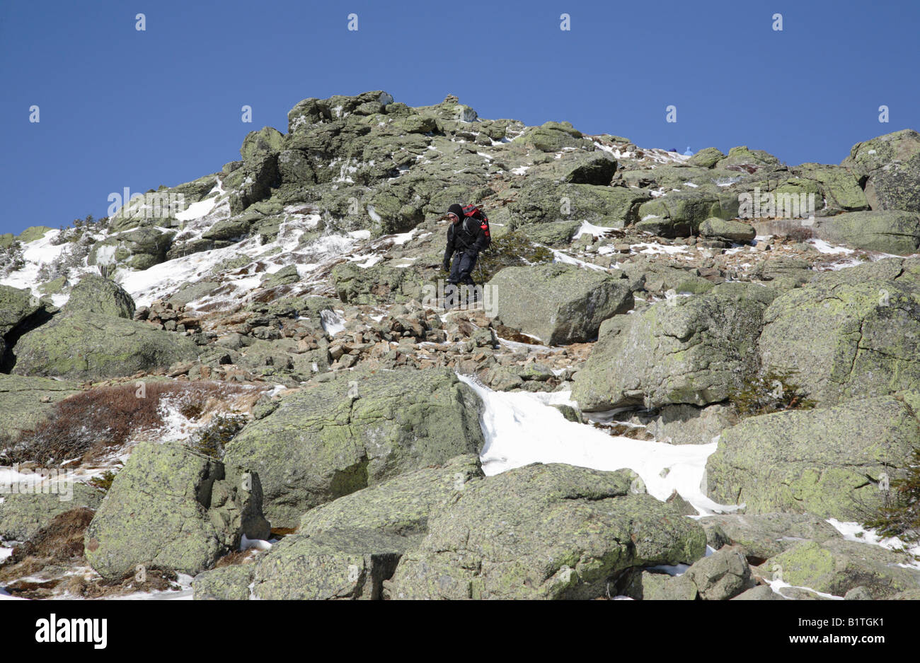 Appalachian Trail.. Franconia Ridge Trail in the White Mountains New ...