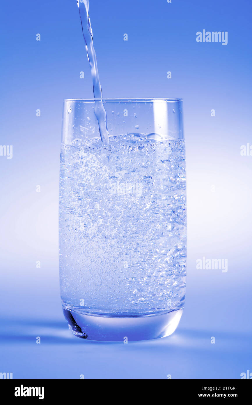 fresh water in blue Stock Photo - Alamy