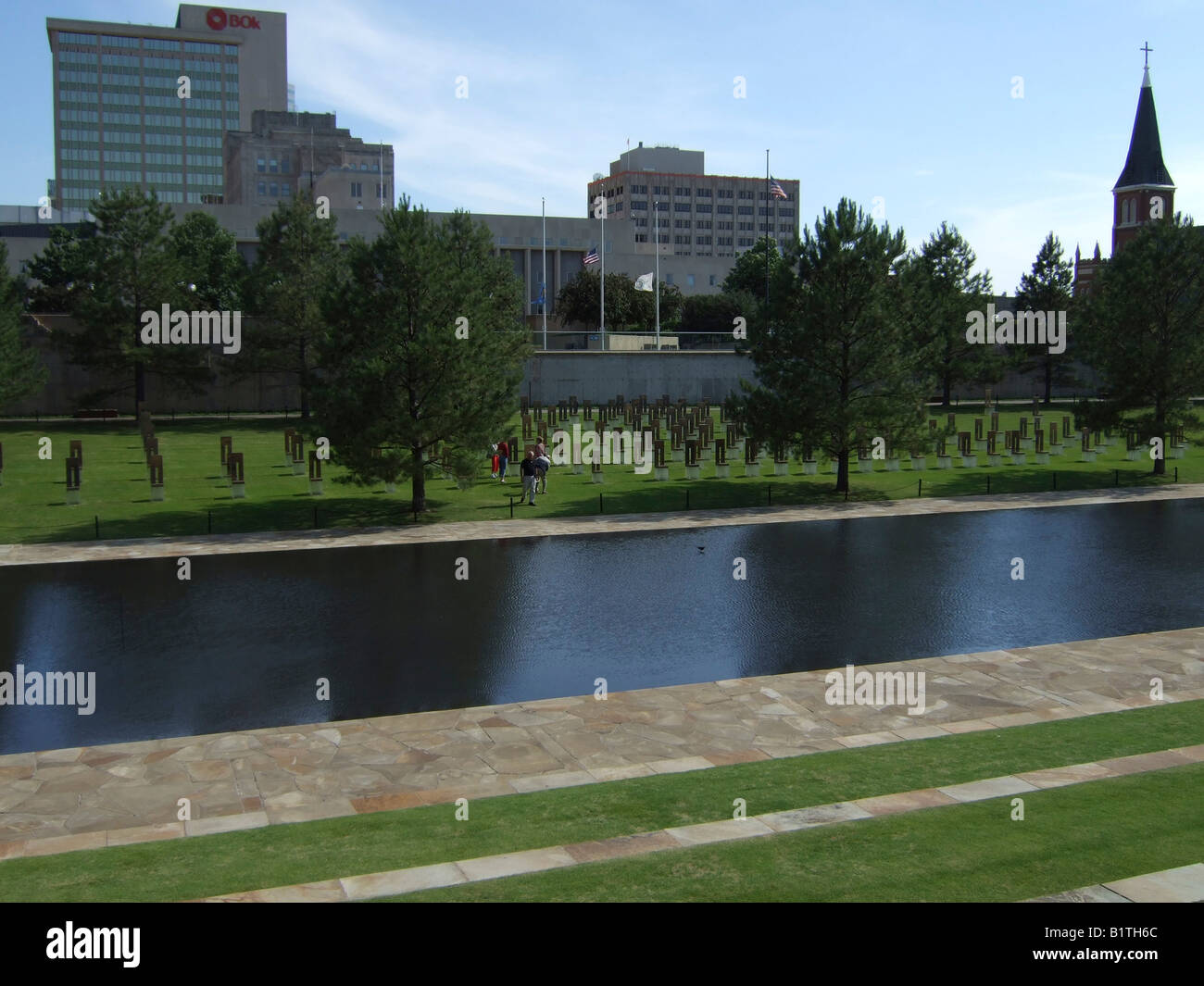 USA Oklahoma Oklahoma City The Murrah Federal Building bombing Memorial ...