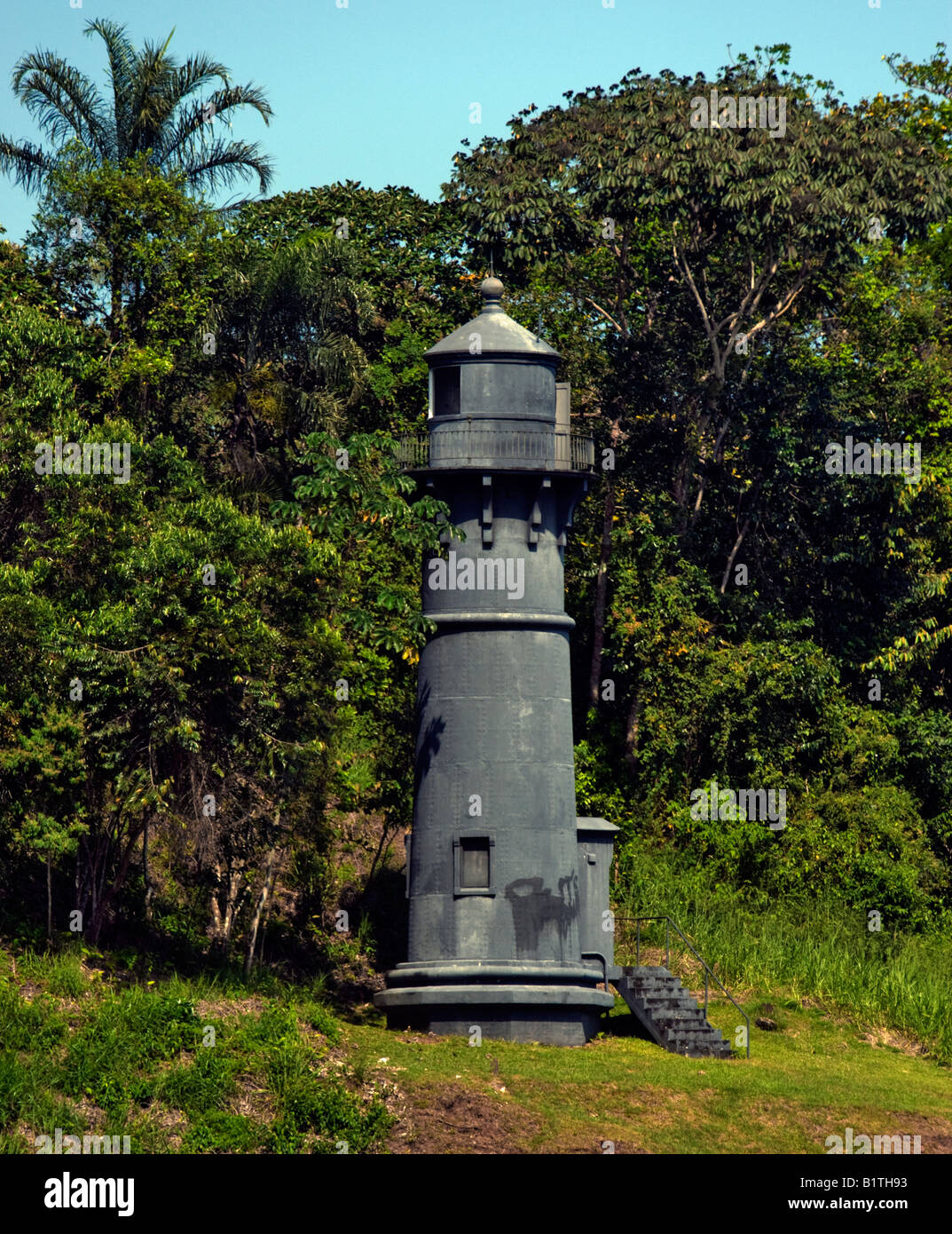 Panama canal lighthouse hi-res stock photography and images - Alamy