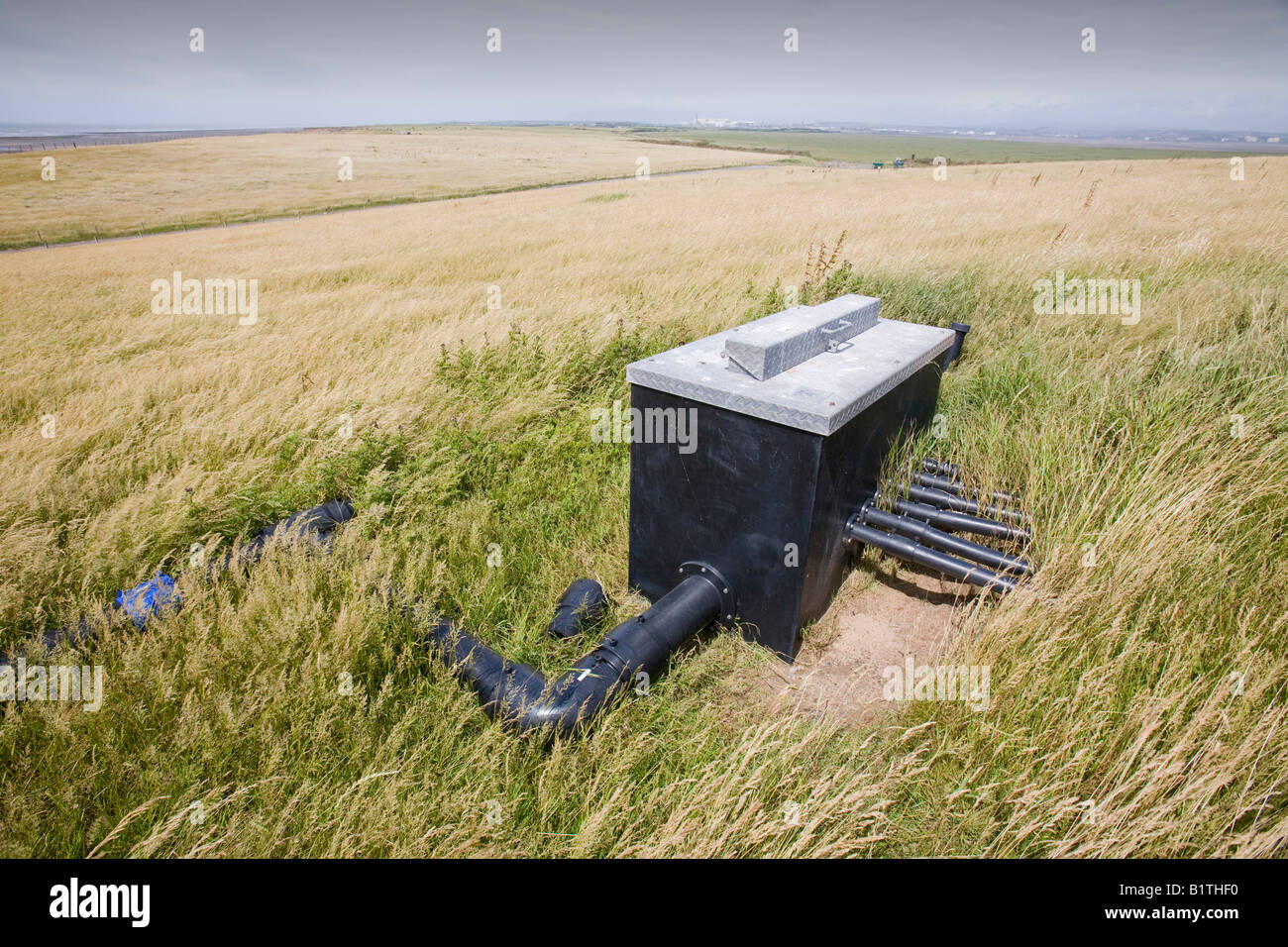 Capturing methane from an old land fill rubbish dump on Walney Island ...
