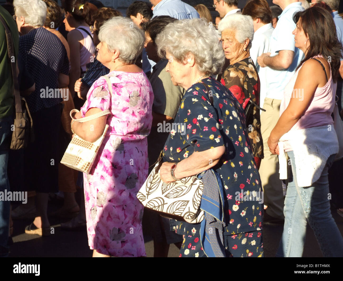 religious ceremony procession in borgo pio district, rome Stock Photo ...