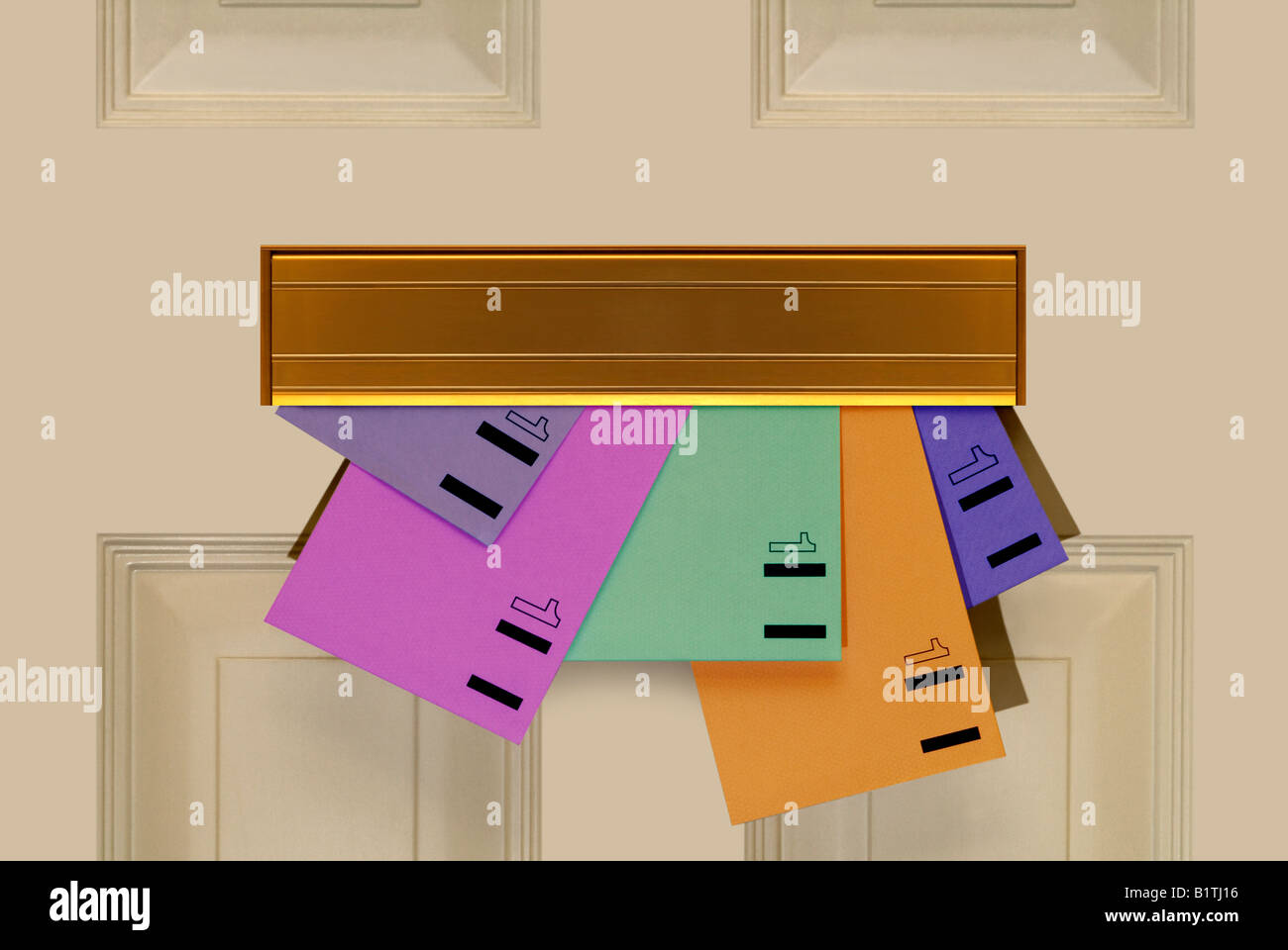 letters first class mail delivery Stock Photo - Alamy