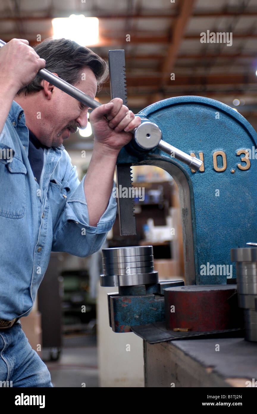Factory worker working Stock Photo - Alamy