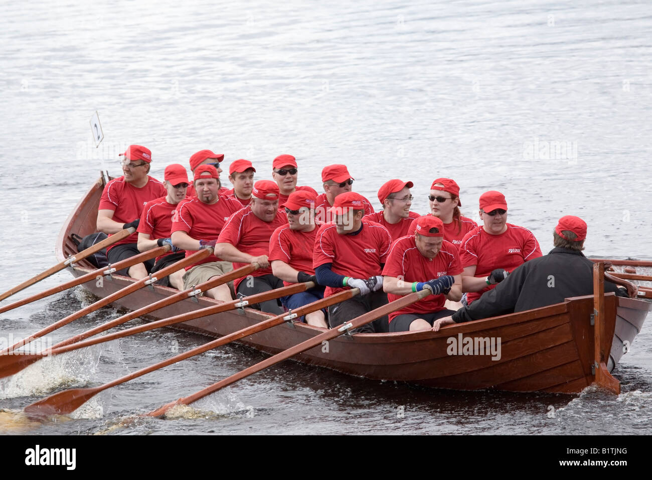 Rowing team oars hi-res stock photography and images - Alamy