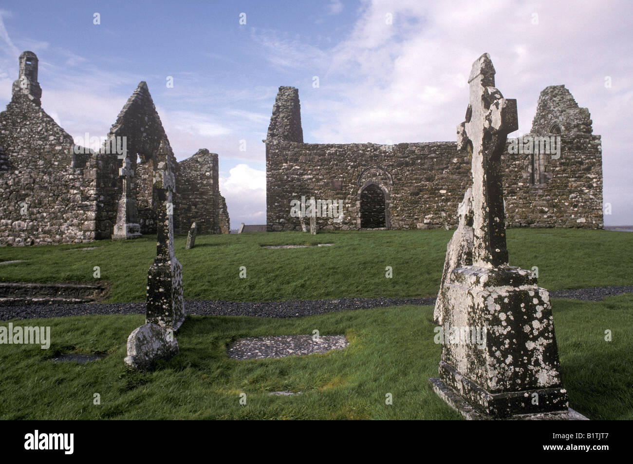 Clonmacnoise Monastic Site 12th Century Churches Celtic Crosses Co ...