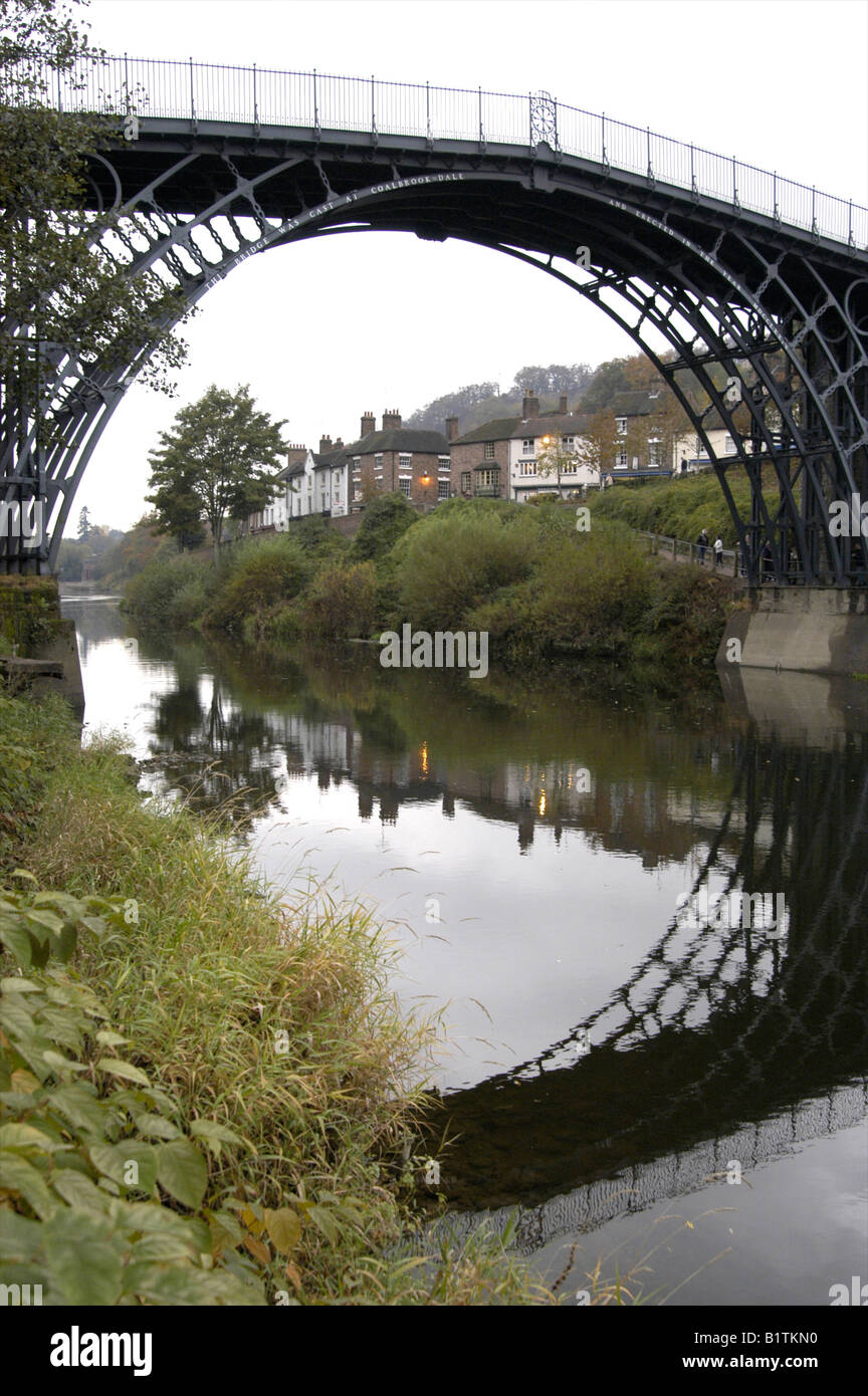 Iron Bridge Ironbridge England UK Stock Photo - Alamy