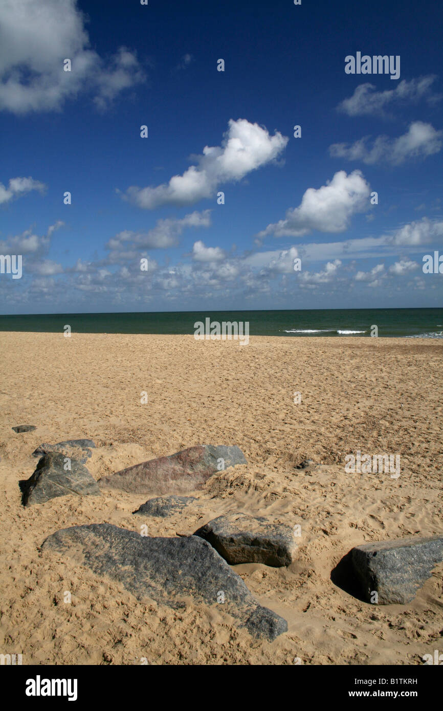 Eccles On Sea Beach, North Norfolk, UK Stock Photo - Alamy