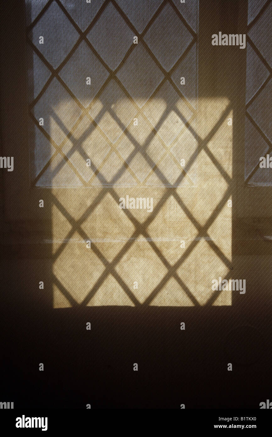 Abstract window grill shadow inside hi-res stock photography and images ...