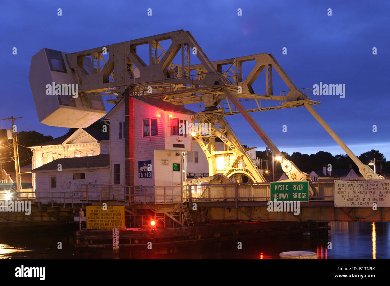 Mystic river bascule bridge hi-res stock photography and images - Alamy