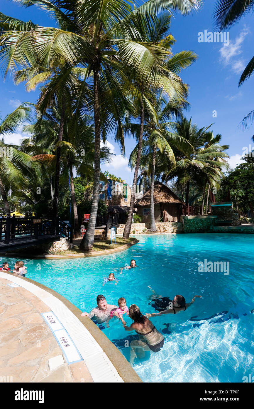 Guests bathing in the swimming pool Sarova Whitesands Beach Resort and ...