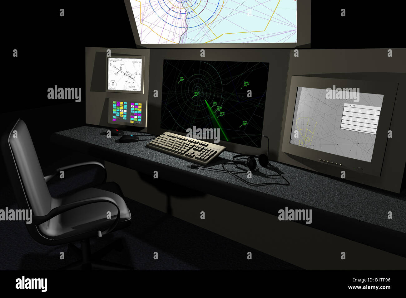 Radar console hi-res stock photography and images - Alamy