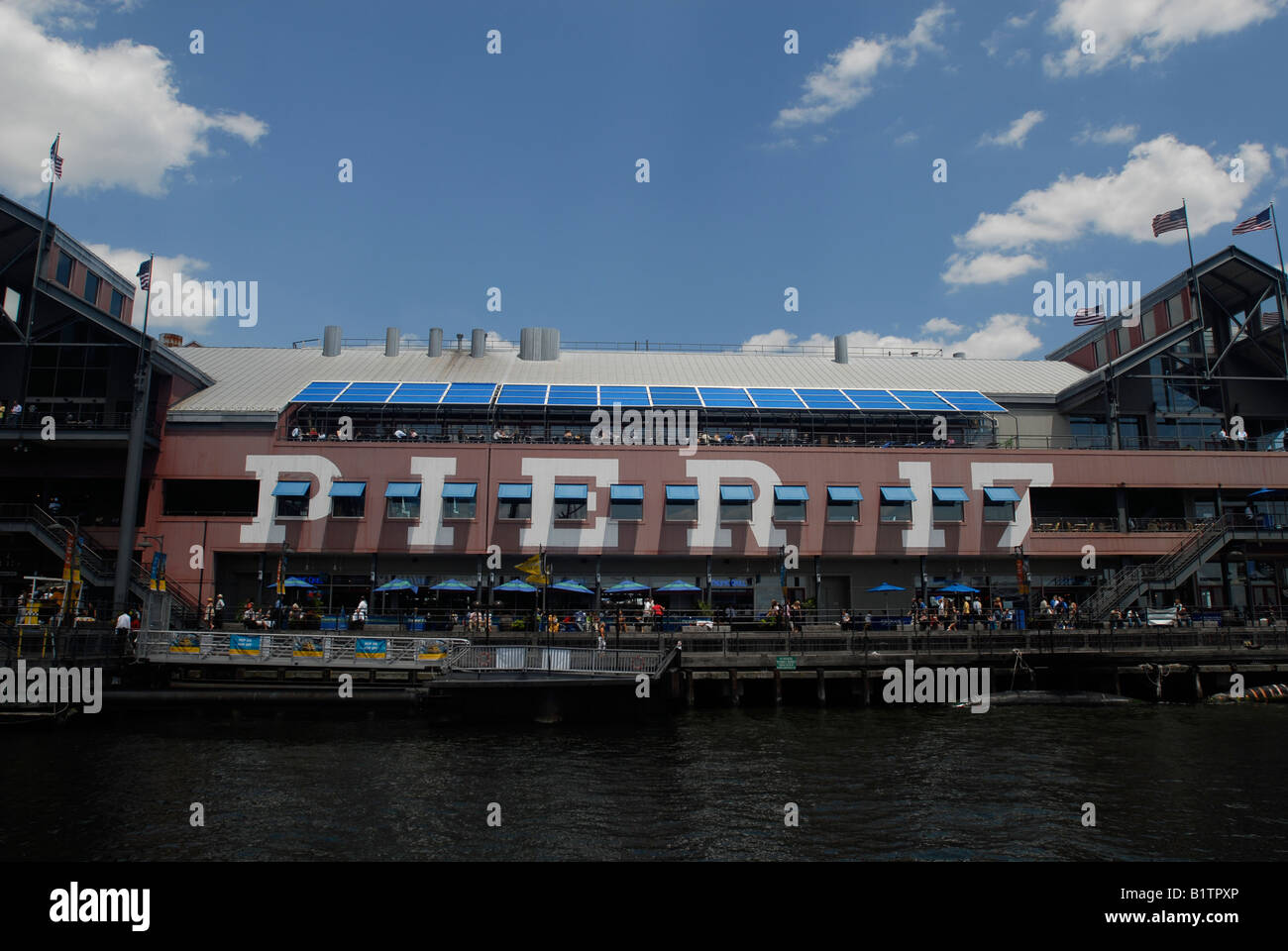 Pier 17 of South Street Seaport in New York Stock Photo - Alamy