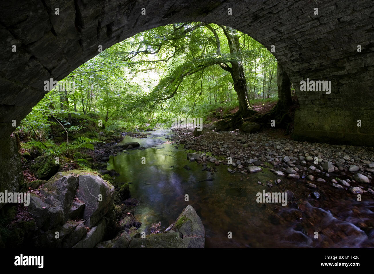 Rushing water under a bridge hi-res stock photography and images - Alamy