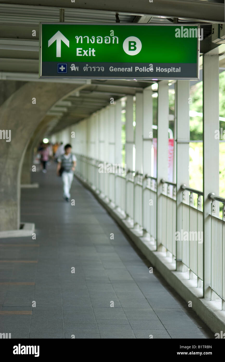 Walkway in Bangkok, Thailand Stock Photo - Alamy