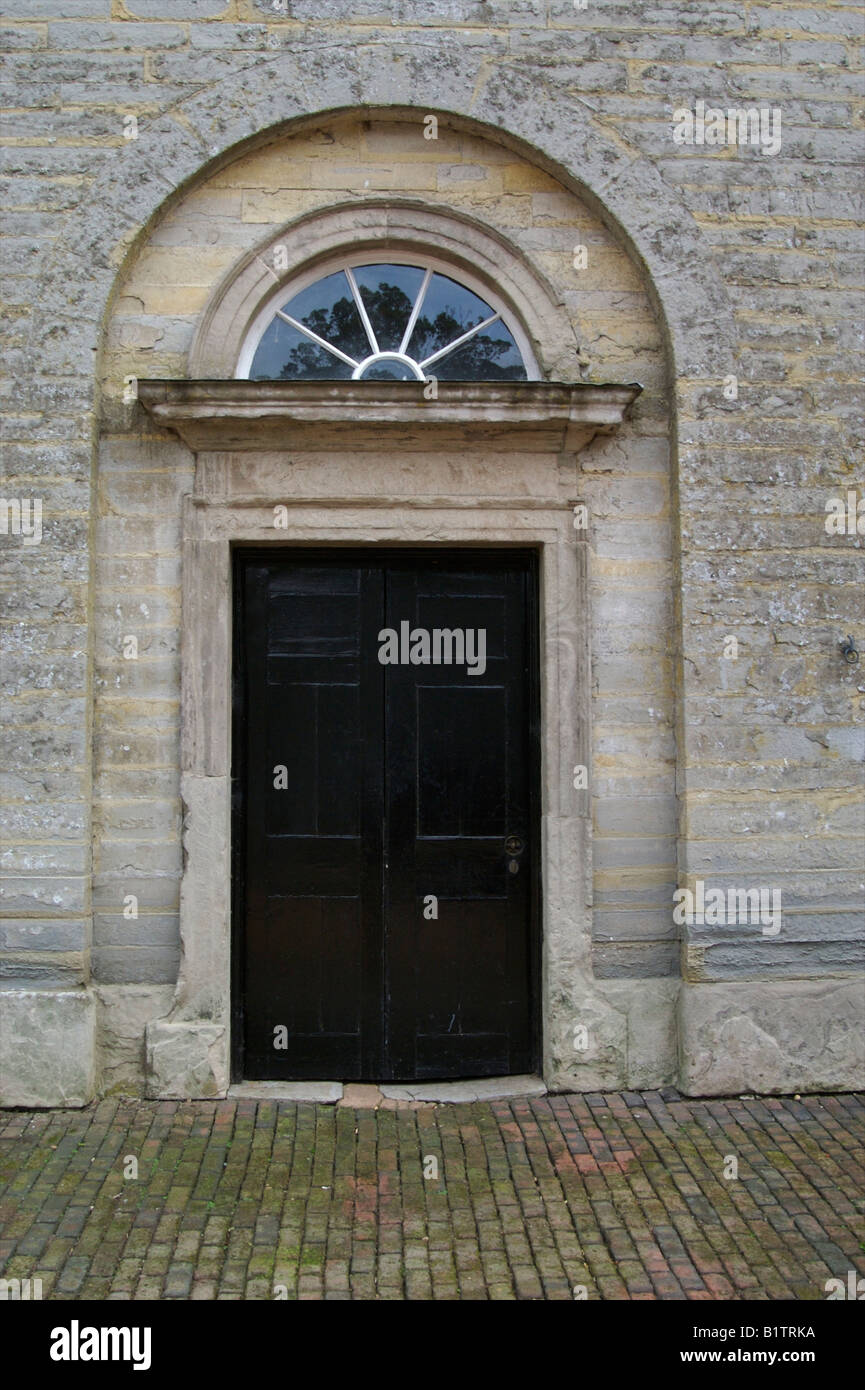 Black Door Ragley Hall Warwickshire Stock Photo - Alamy