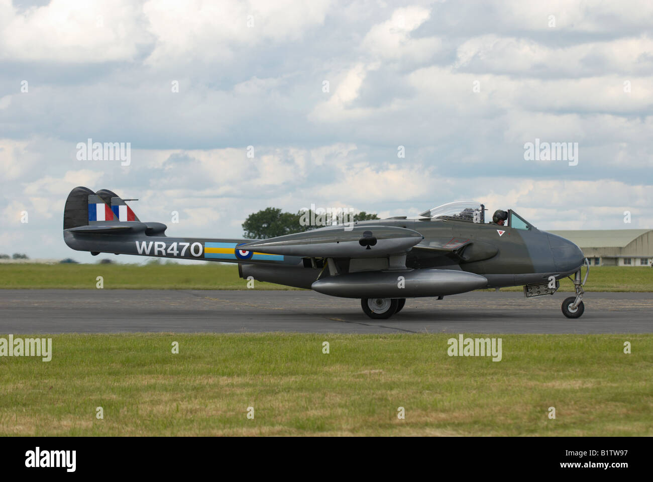 De Havilland Venom DH112 Kemble Air Show 2008 Stock Photo - Alamy