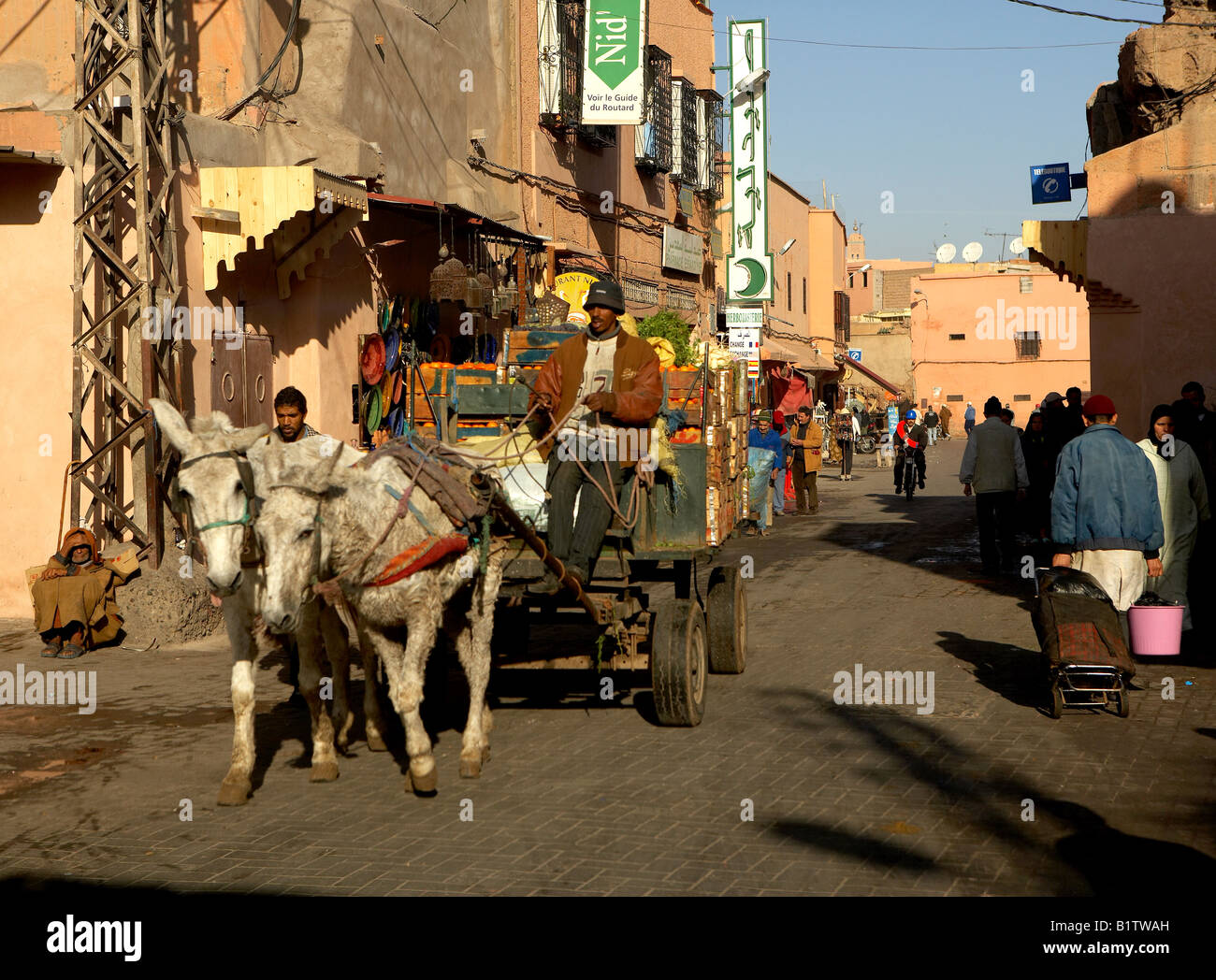 Street Scene, Marrakech, Morocco Stock Photo - Alamy