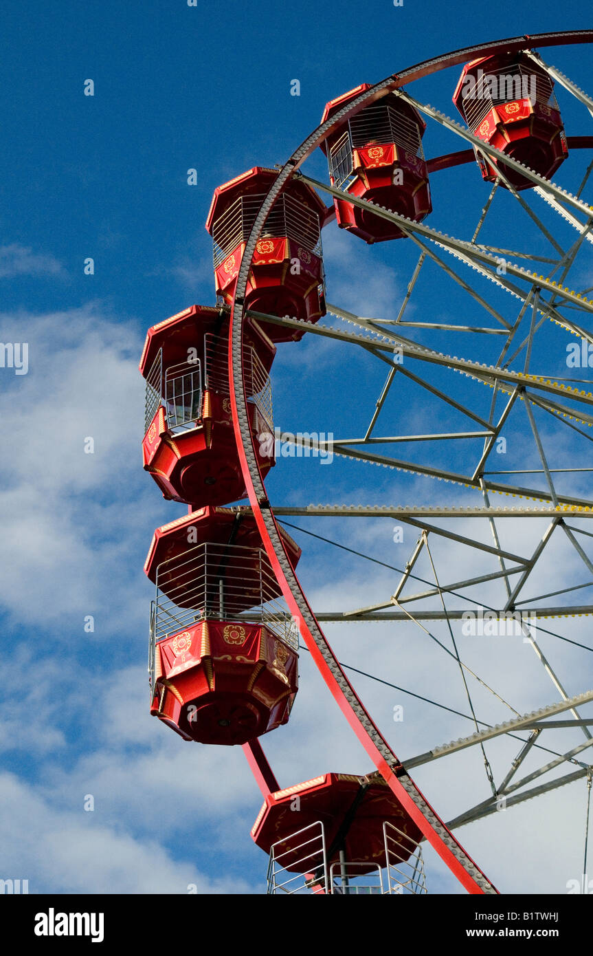 A ferris wheel in a funfair, near Dublin, Ireland Stock Photo - Alamy