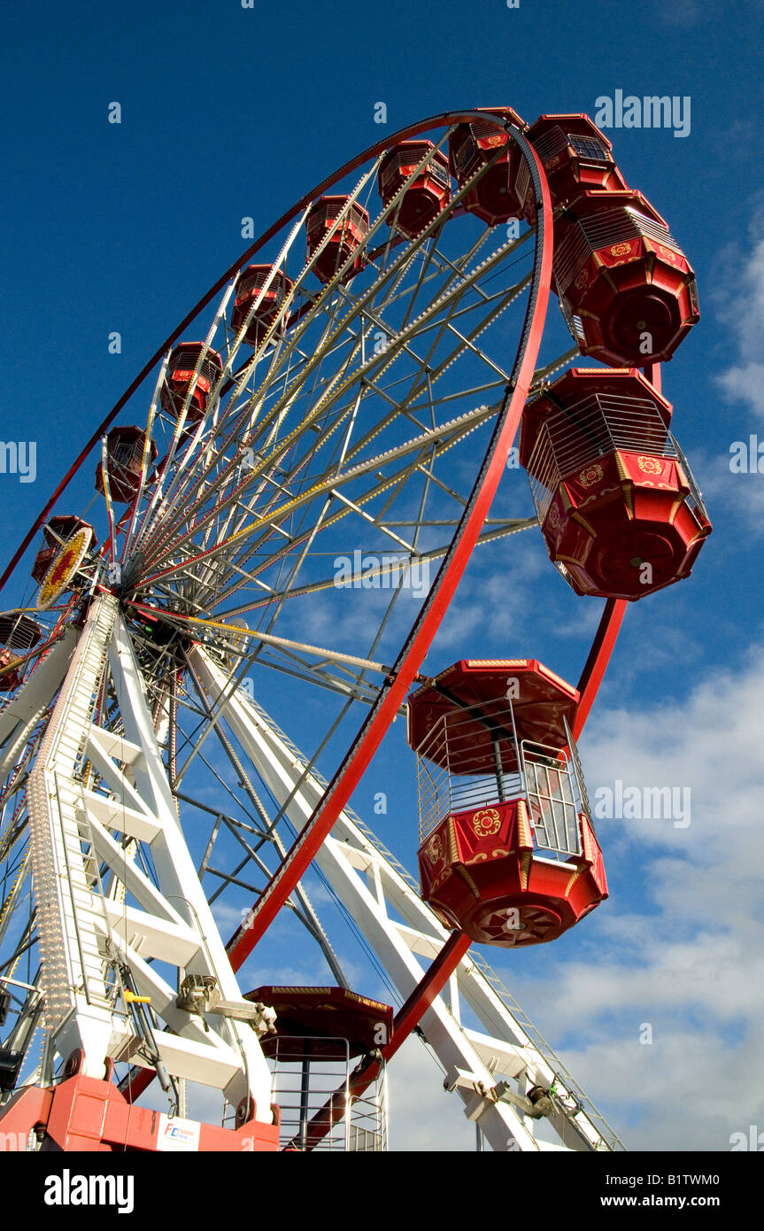 A ferris wheel in a funfair, near Dublin, Ireland Stock Photo - Alamy