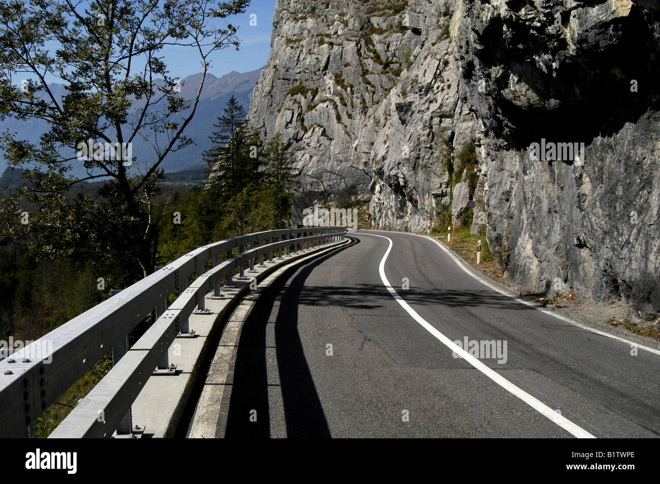 Mountain Road, Interlaken, Switzerland Stock Photo - Alamy