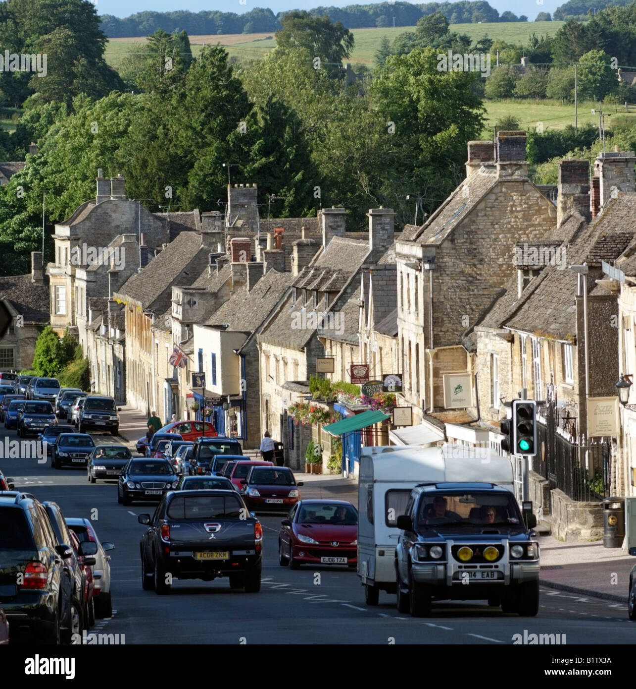 Burford a Cotswold town in Oxfordshire England UK Stock Photo - Alamy