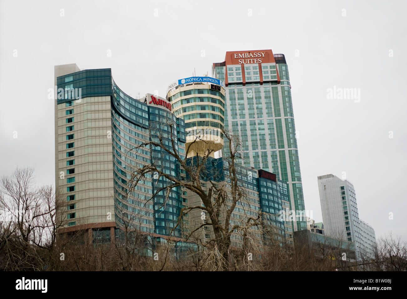 Hotel Skyline in Niagara Falls, Ontario, Canada Stock Photo - Alamy