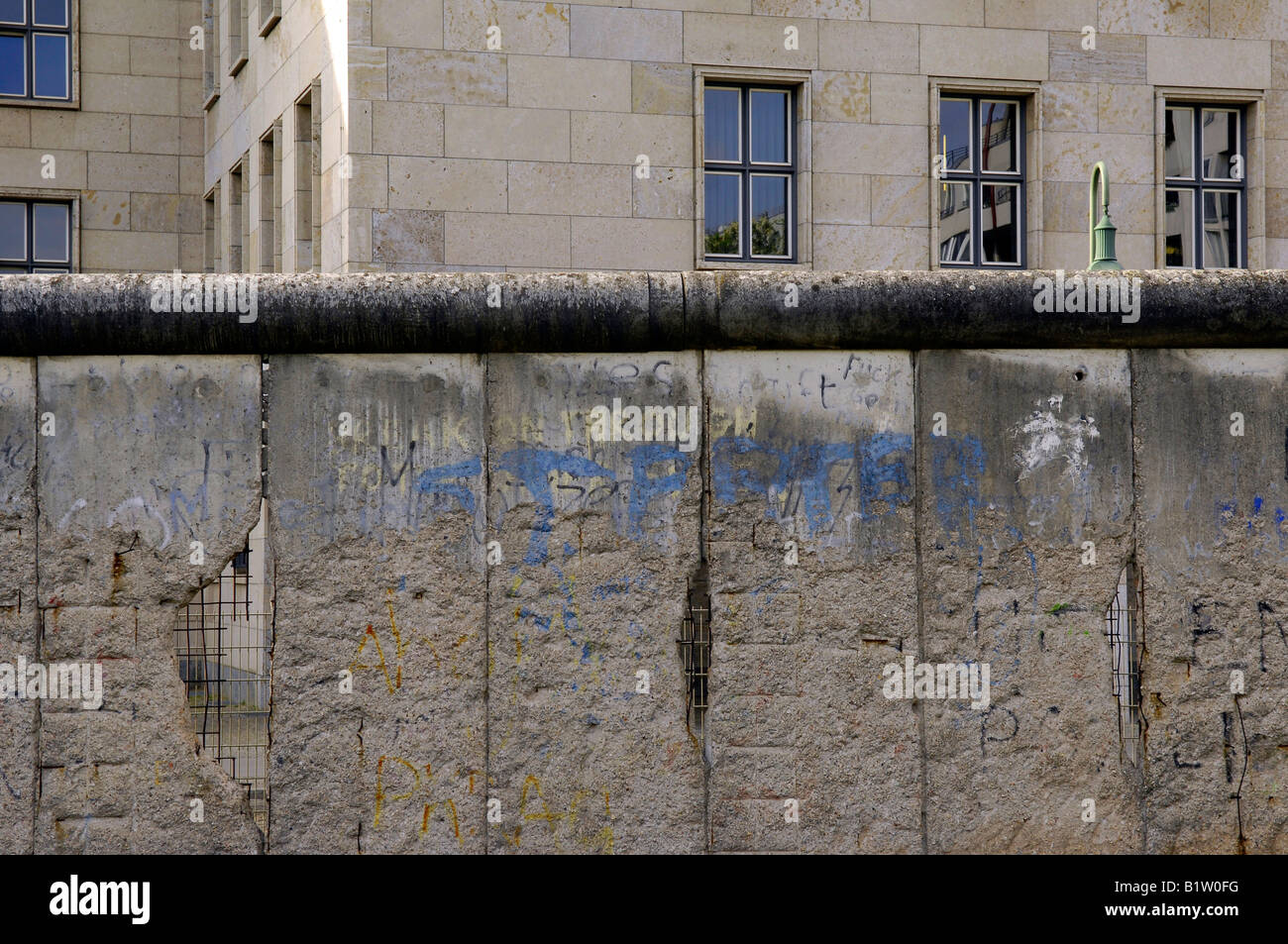 berlin wall detail original germany communism DDR deutschland Stock ...