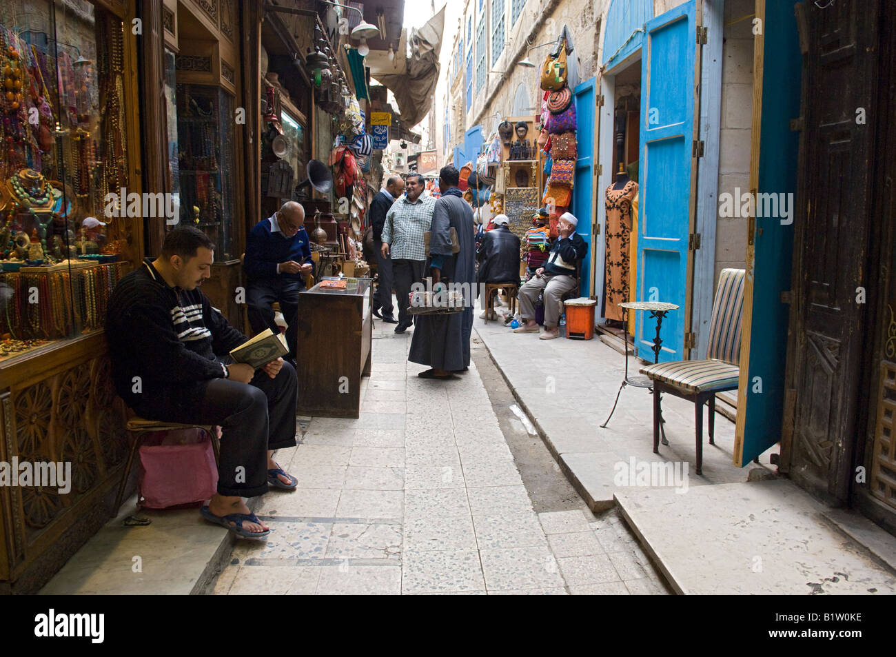 The Old Bazaar in Cairo, Egypt Stock Photo - Alamy