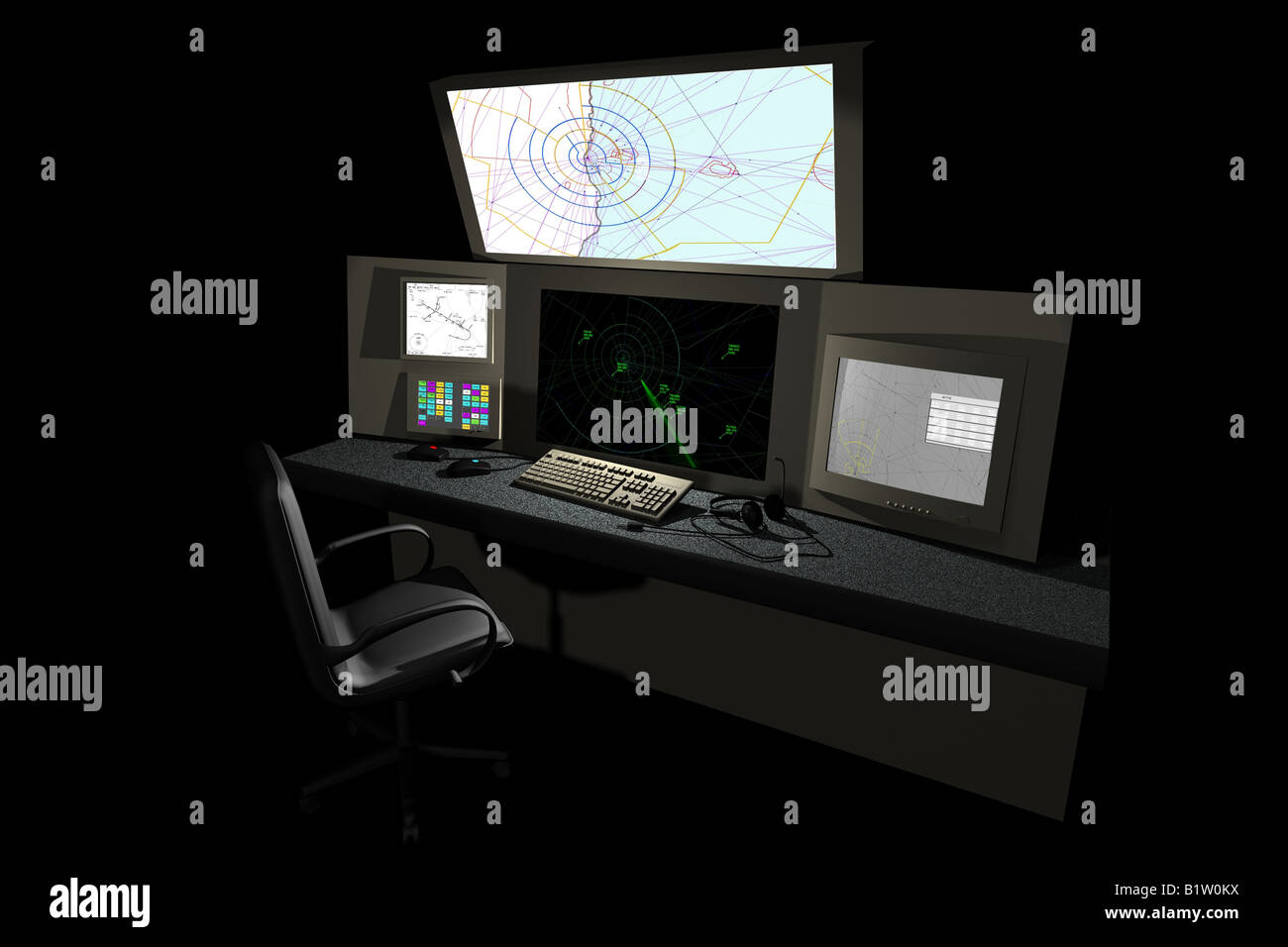 Radar console hi-res stock photography and images - Alamy