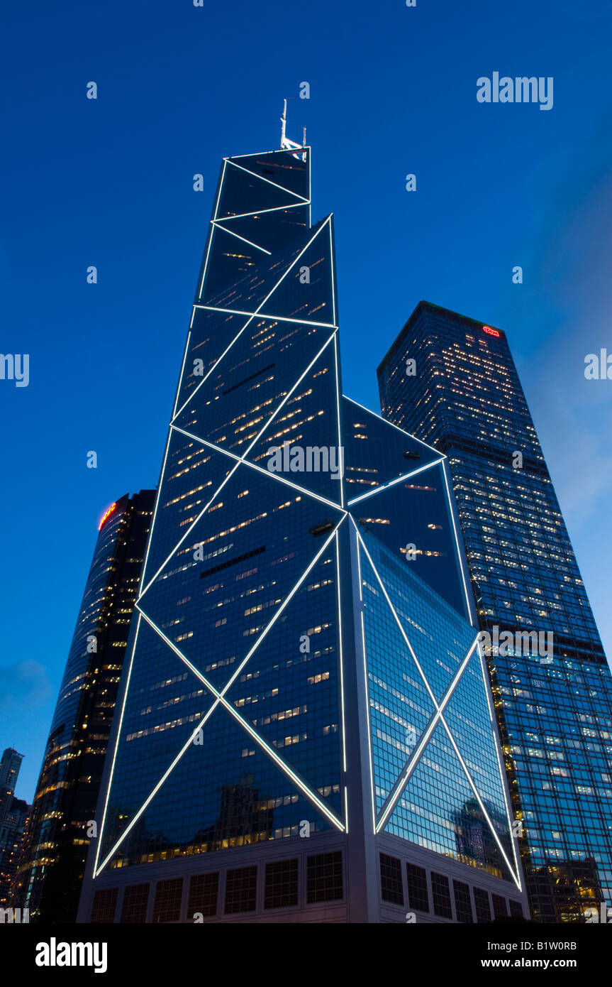 The Bank of China Building in Hong Kong Stock Photo - Alamy