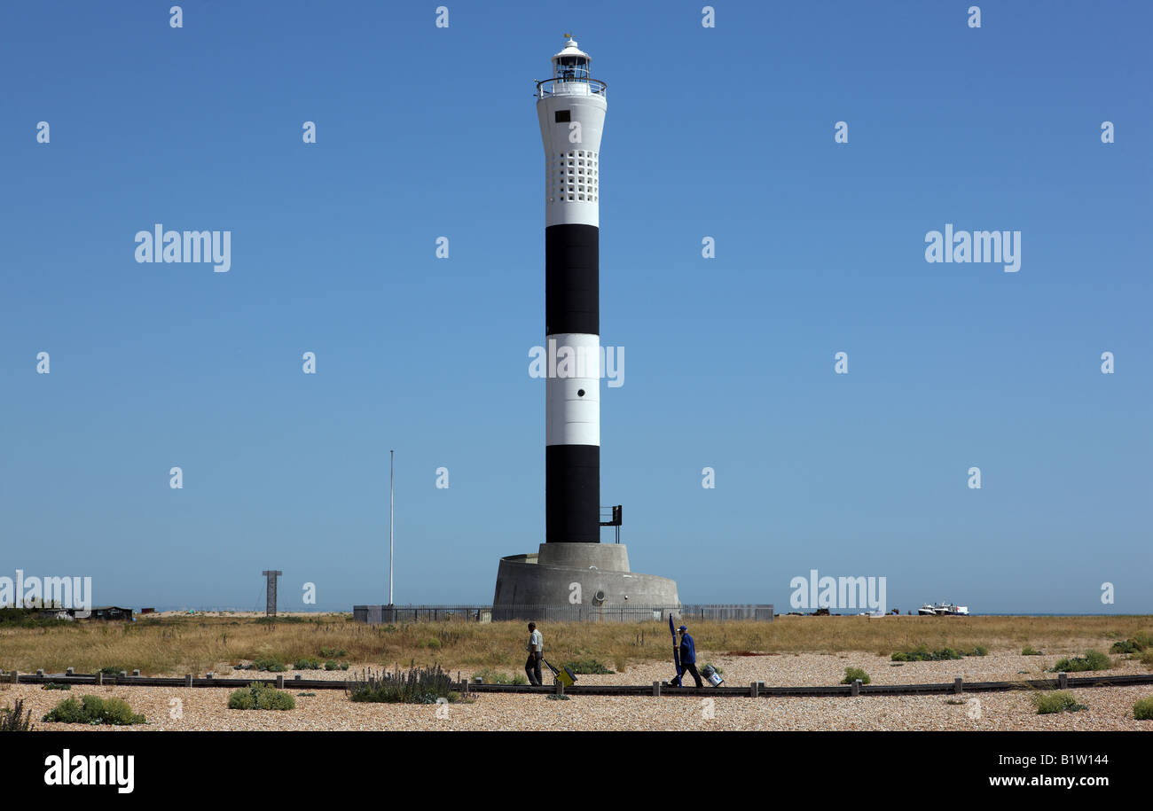 Modern lighthouse at Dungeness Stock Photo - Alamy