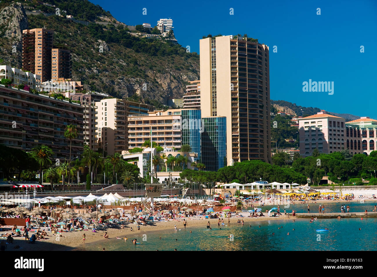 MONACO - BEACH - RIVIERA Stock Photo - Alamy