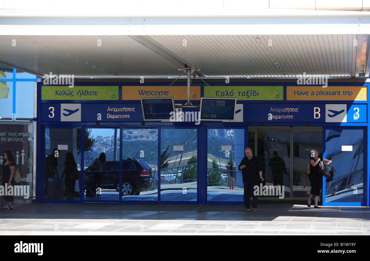 Athens international airport exterior hi-res stock photography and ...